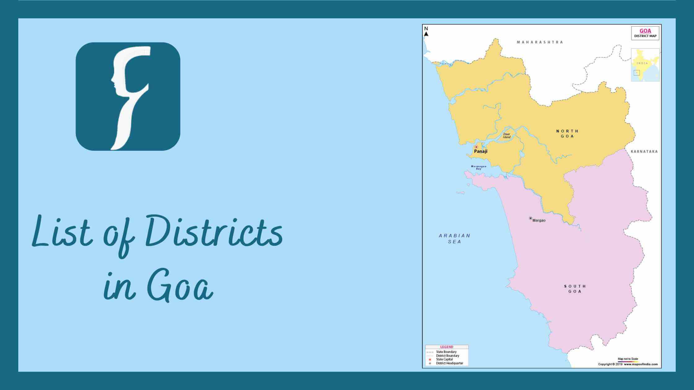 List of Districts in Goa - Rau's IAS